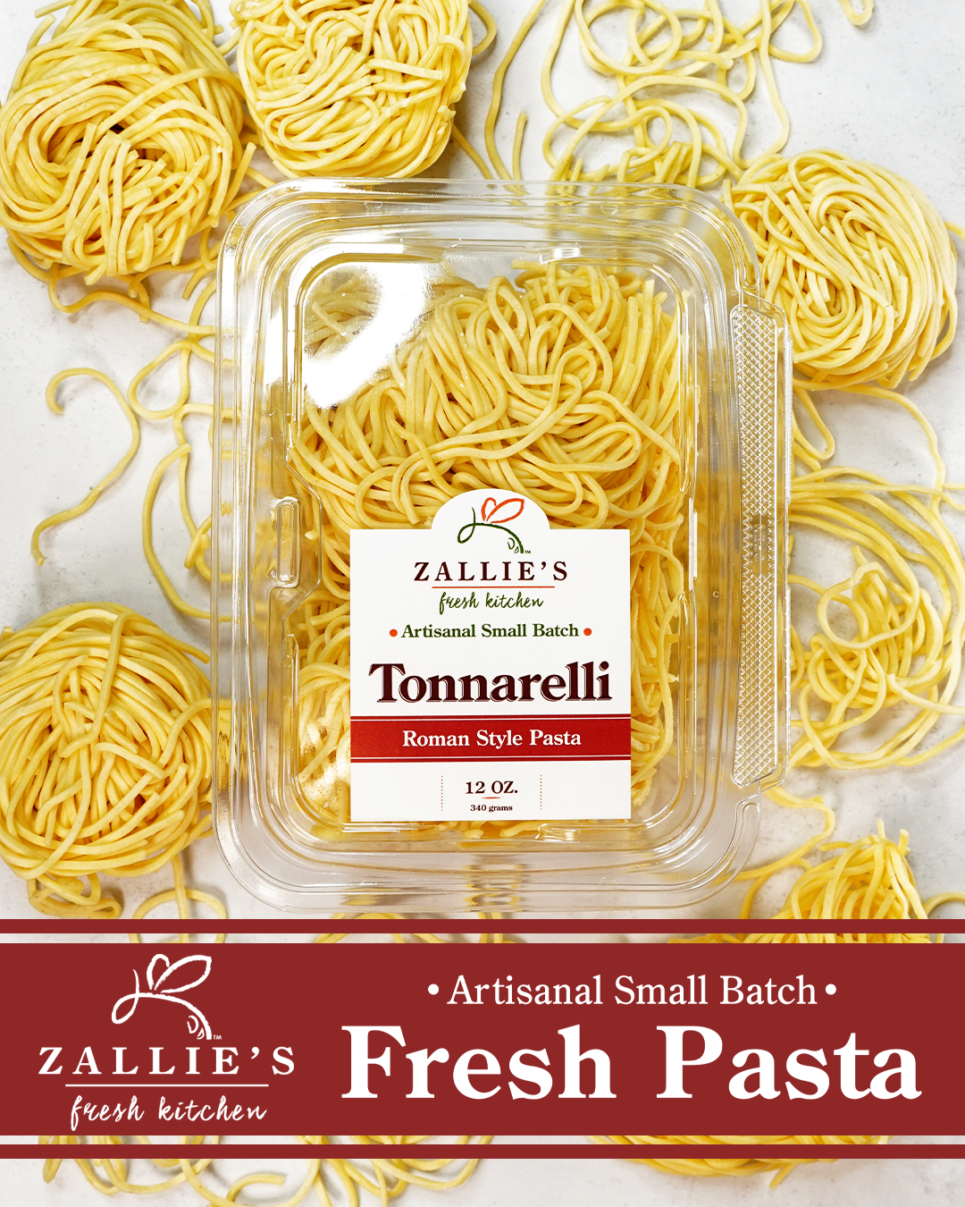 ZFK Pasta Demo Tonnarelli with Alfredo | Zallie Family Markets